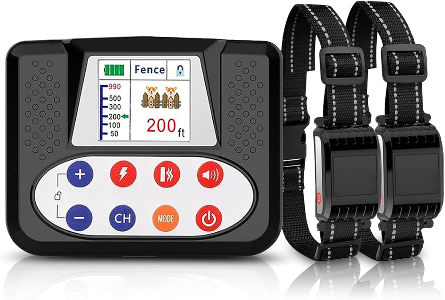 Amazon.com : Wireless Dog Fence, 2-in-1 Electric Dog Fence System for 2 ...