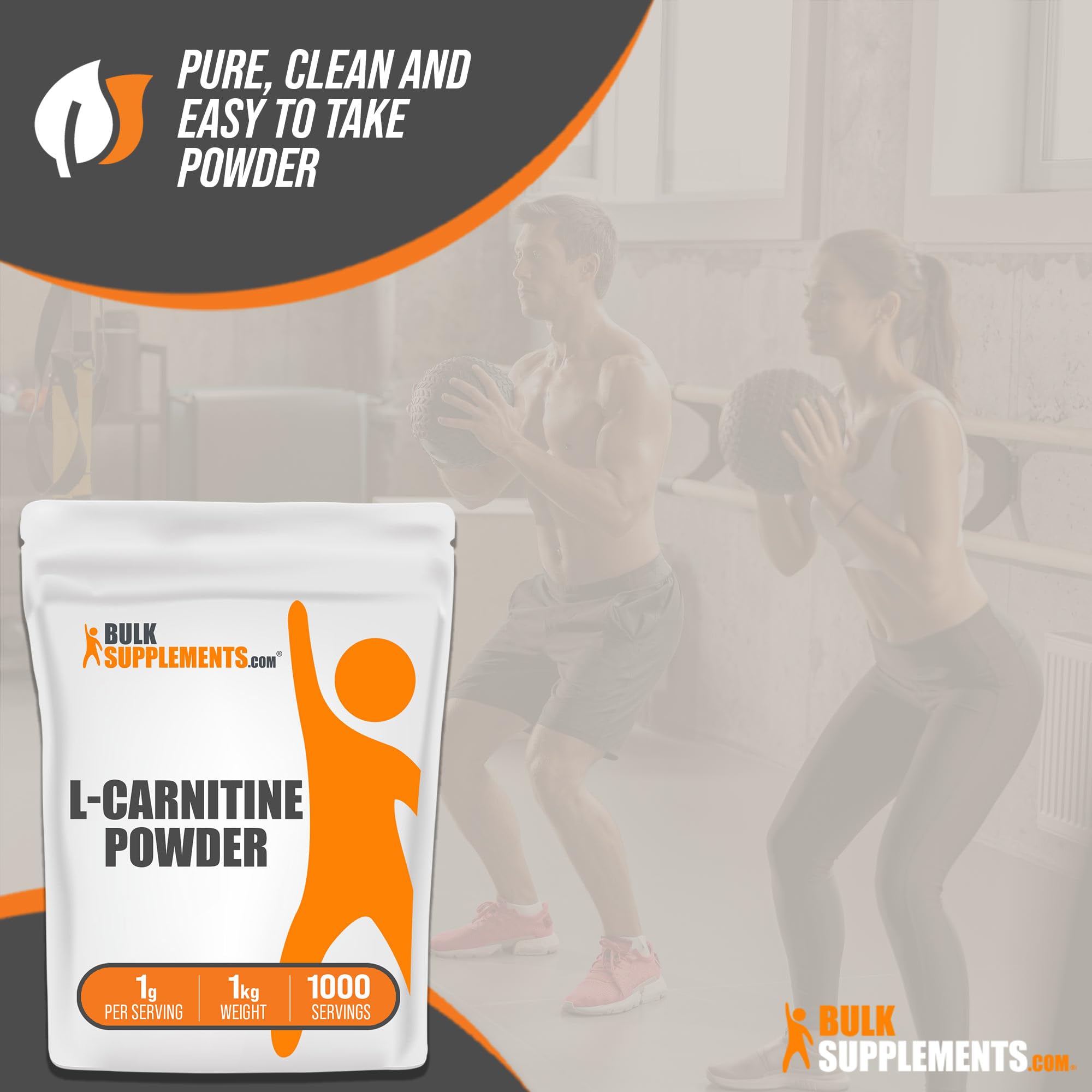 Snapklik.com : BULKSUPPLEMENTSCOM L-Carnitine Powder - Carnitine ...