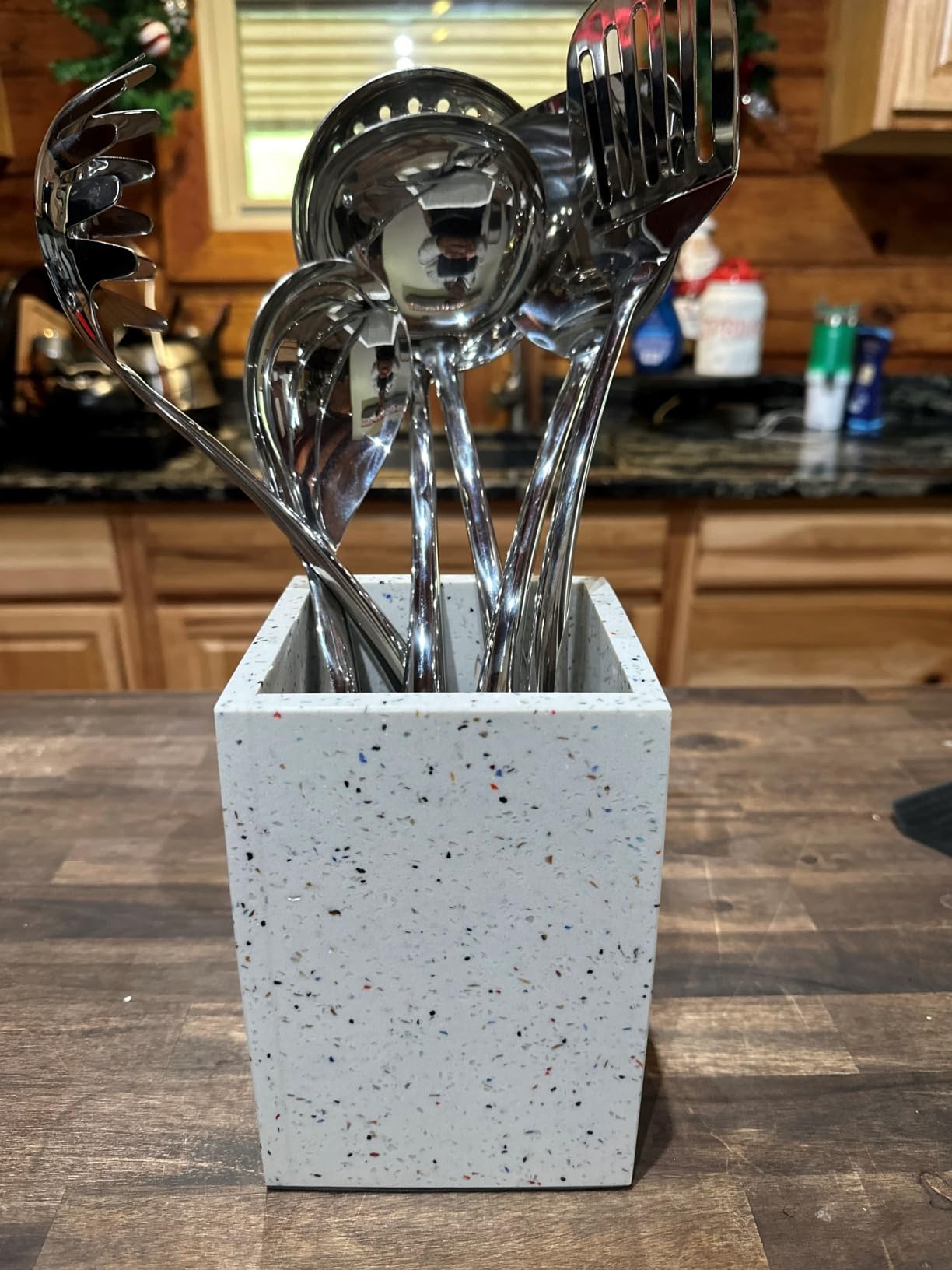 Amazon.com: Trec Tech Terrazzo Utensil Holder for Kitchen Counter - 7 ...