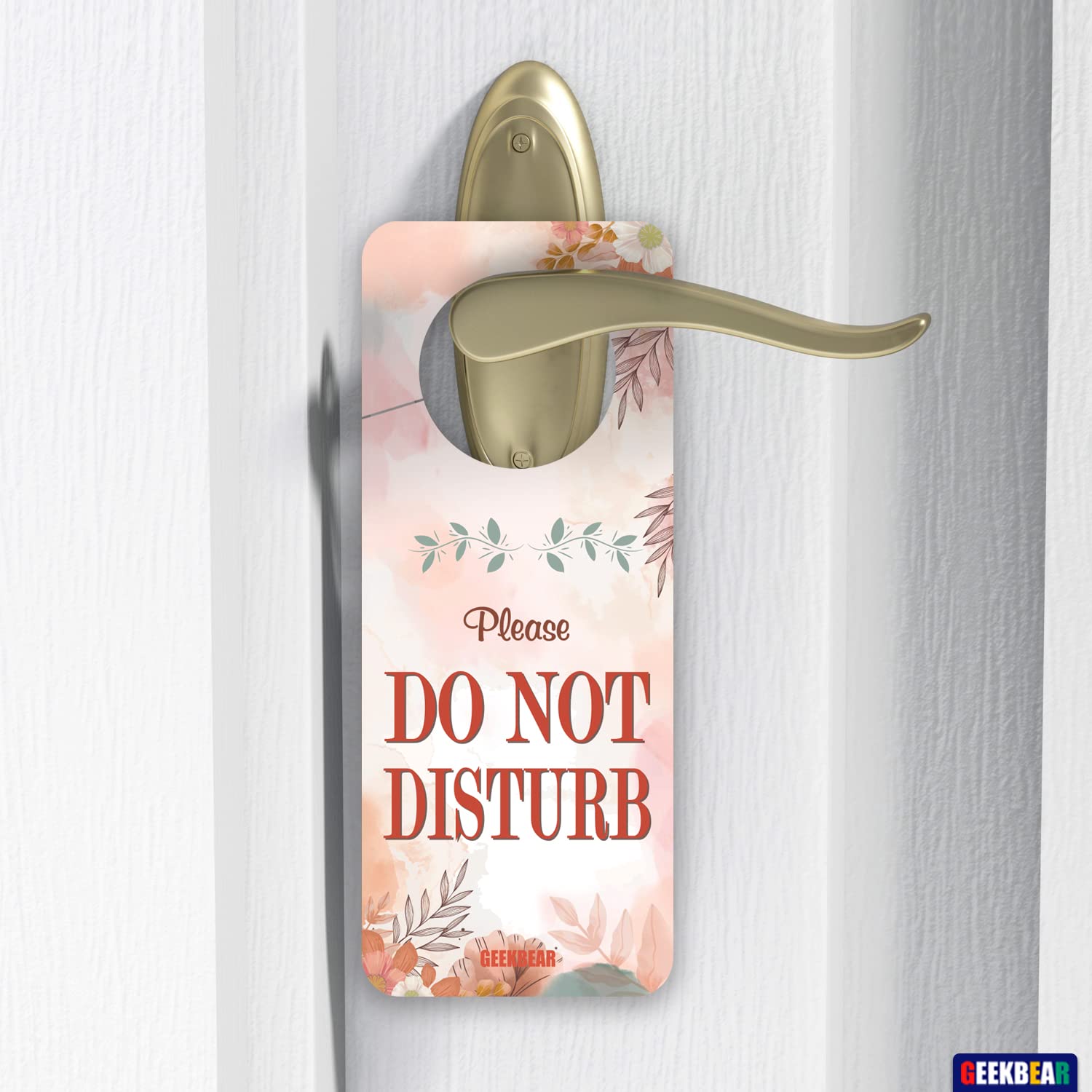 Snapklik.com : GEEKBEAR Do Not Disturb Door Hanger Sign