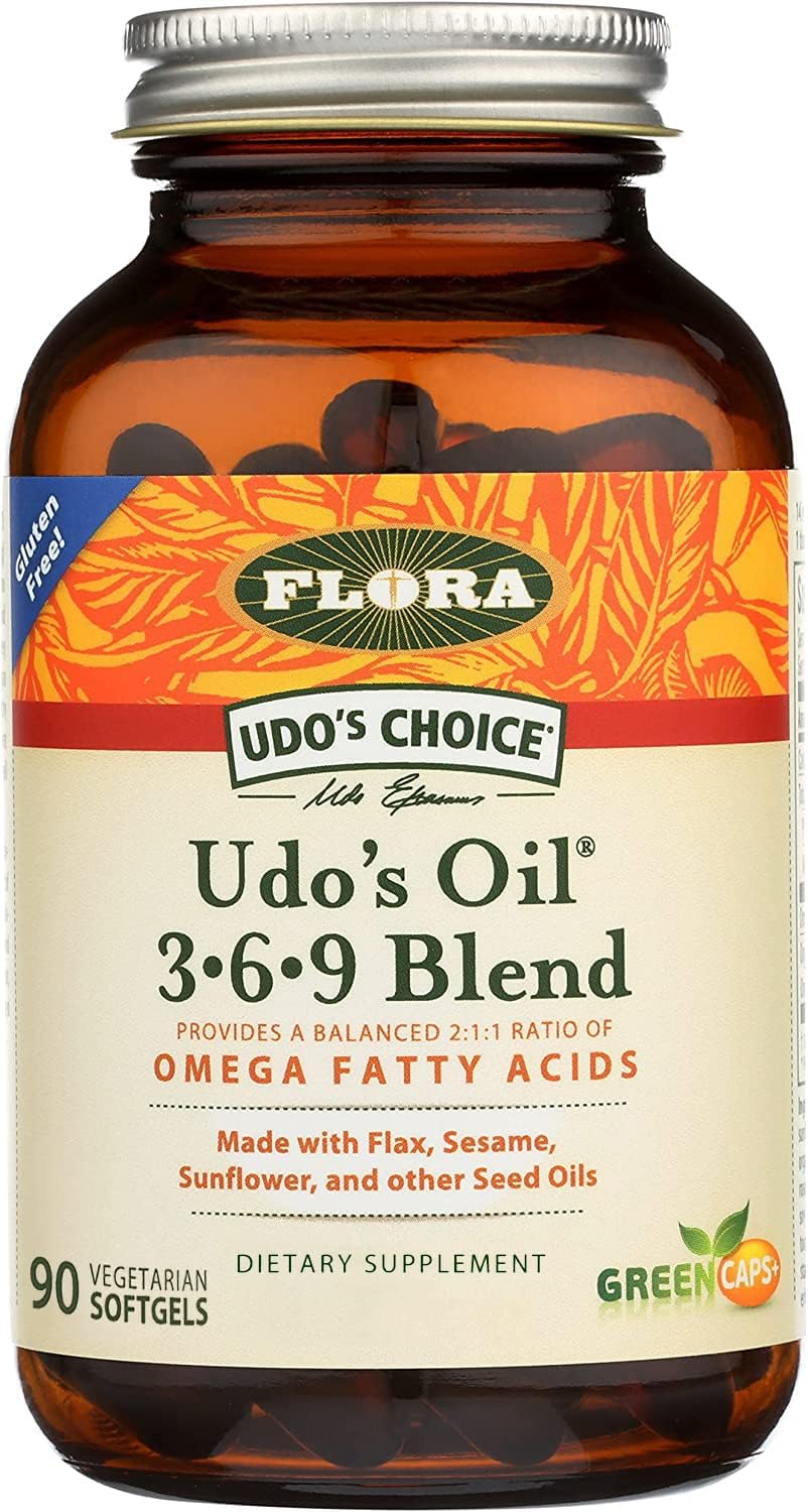 Amazon.com: Flora Health Udo's Oil 3-6-9 Blend, Balanced Omega Fatty ...