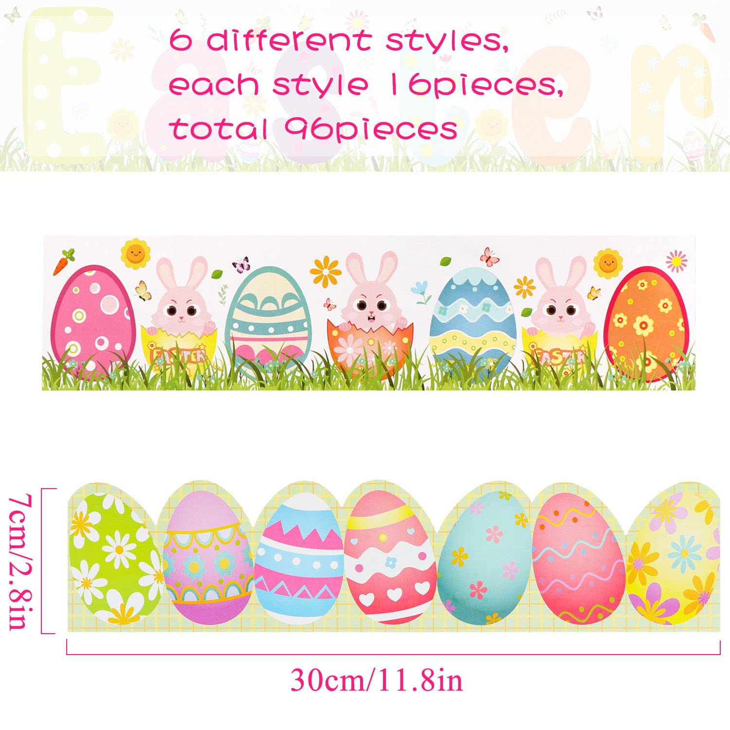 Spring Bulletin Board Paper Easter Bulletin Boards Borders, Bulletin ...