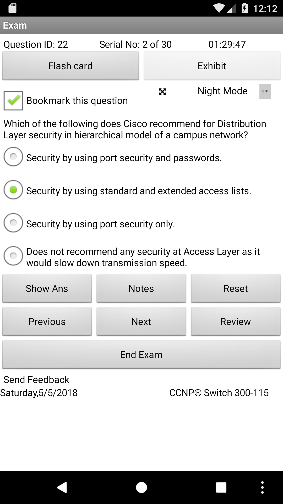 CCNP Switch Practice Tests-Free - App on Amazon Appstore