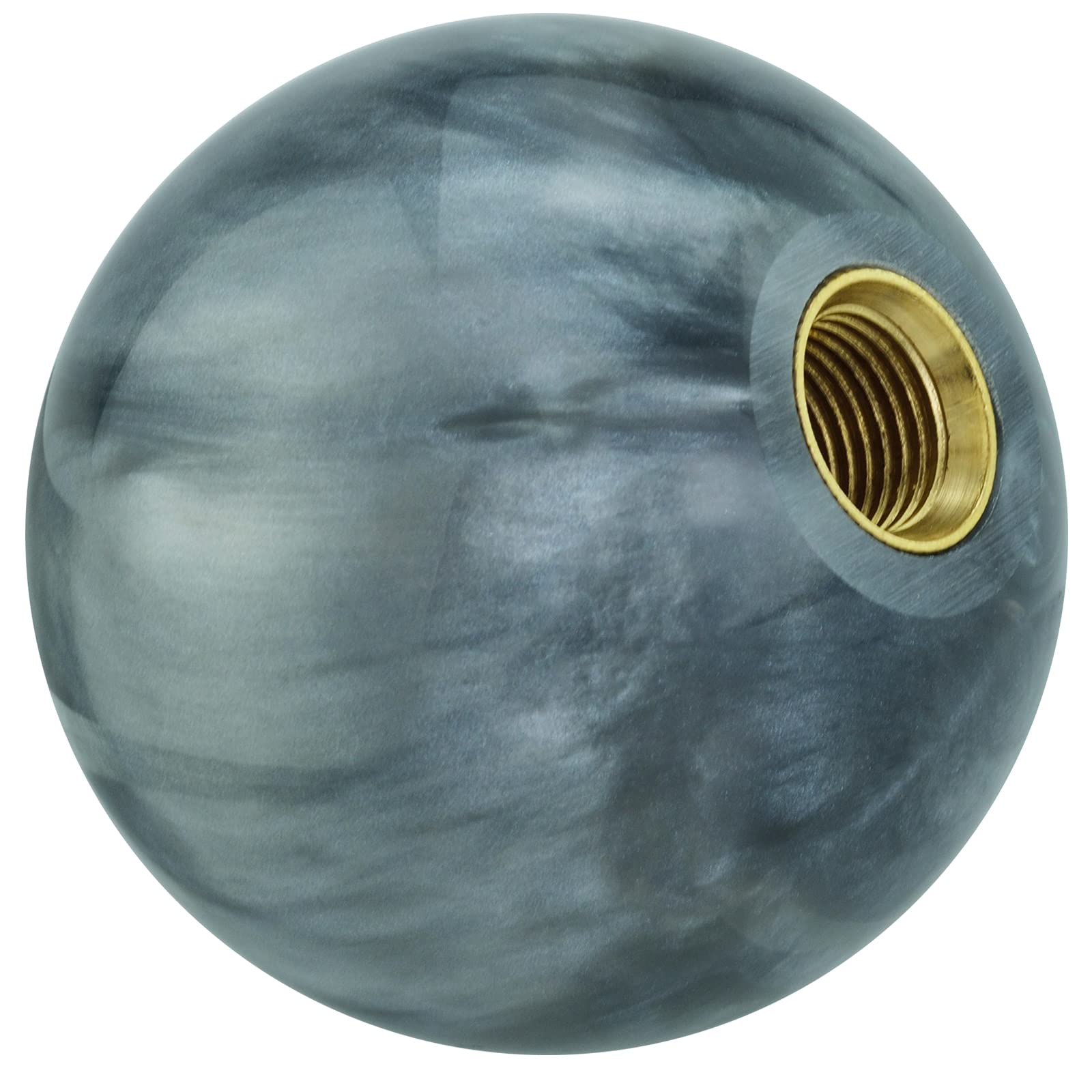 Snapklik.com : Lunsom Round Shift Knob, Ball Shape Gear Shifter Lever ...