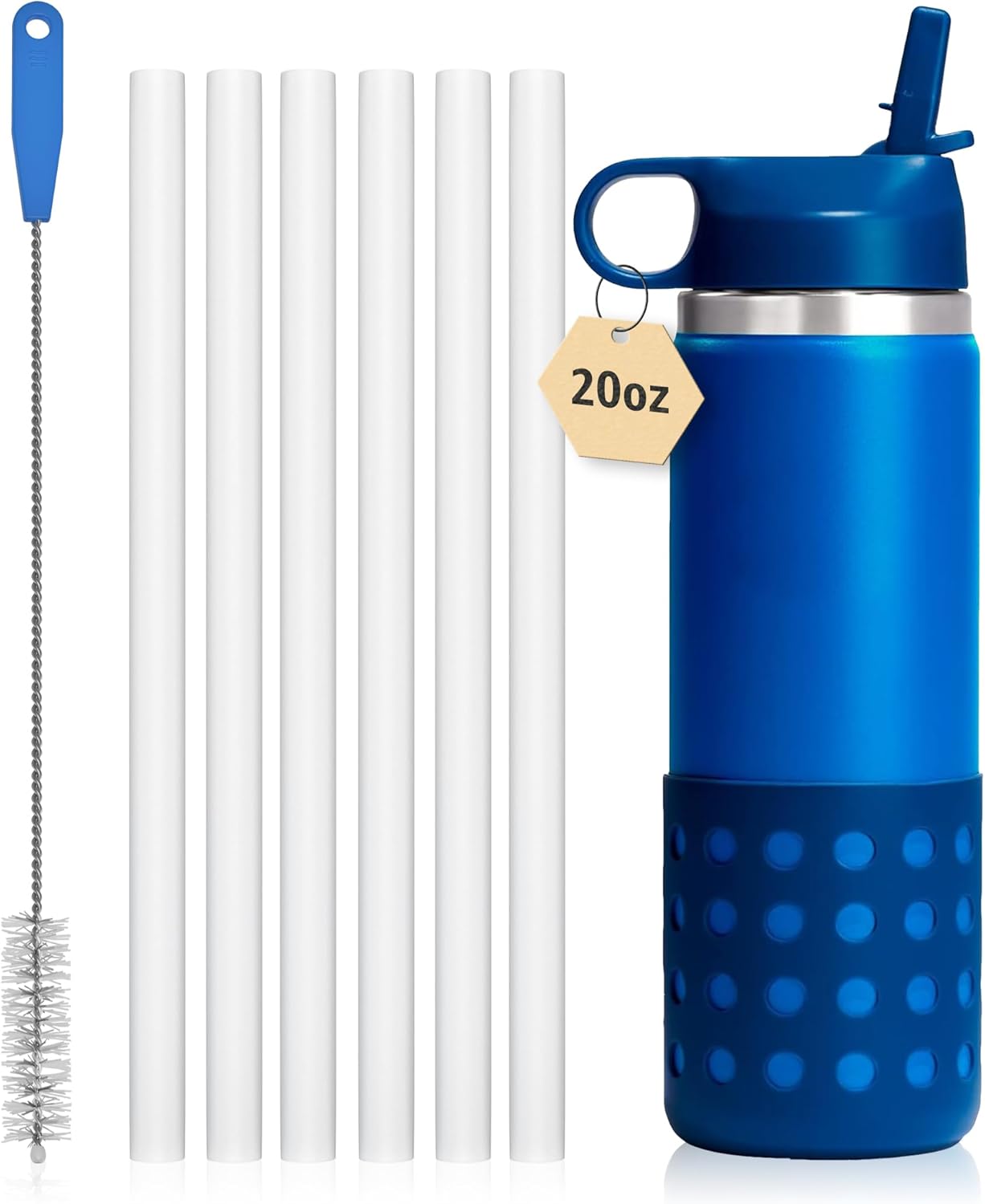 Amazon.com: Jmoe USA Straws for Hydro Flask Kids Water Bottles ...
