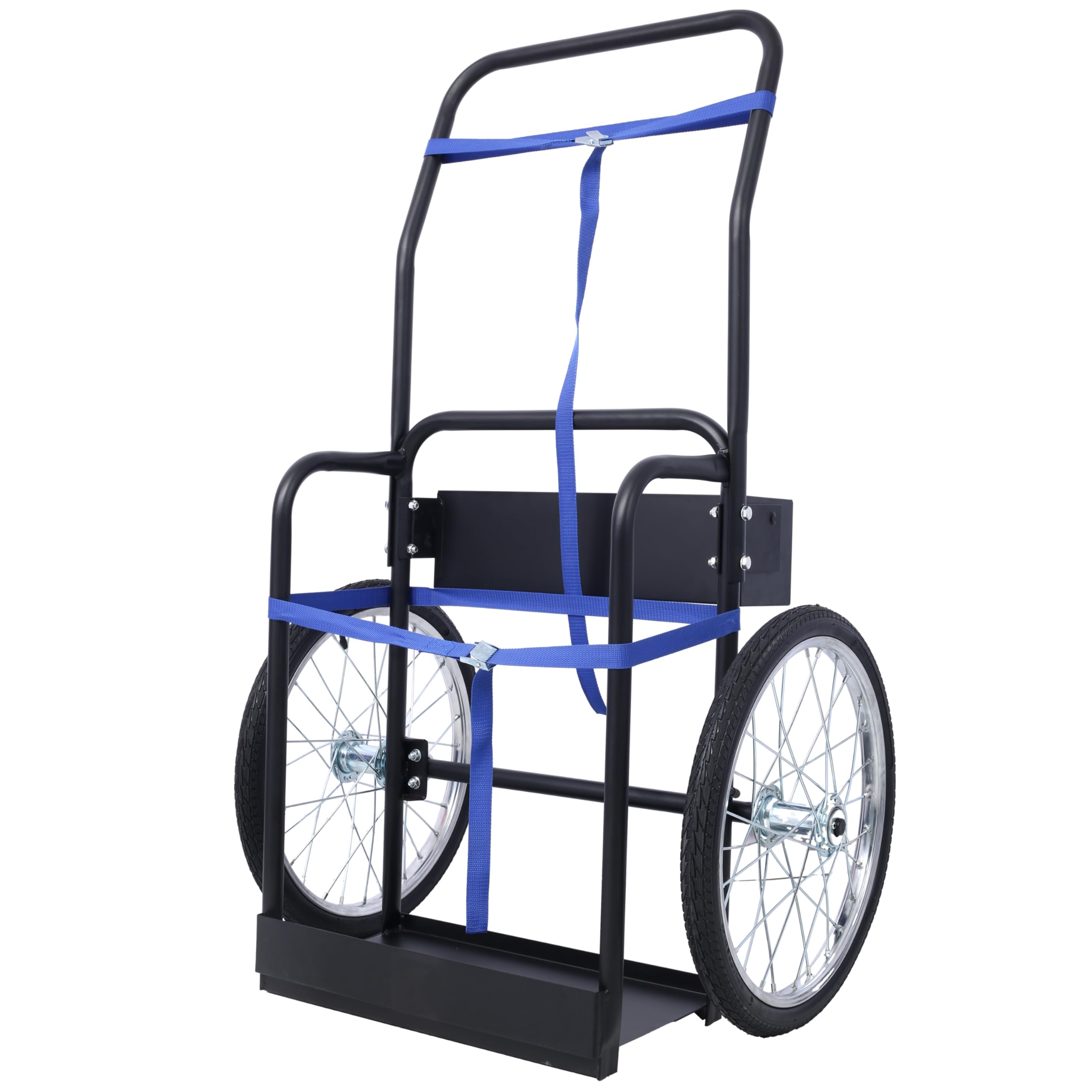 Large Dual Oxygen Tank Cart Dolly Double Welding Cylinder Cart Full ...