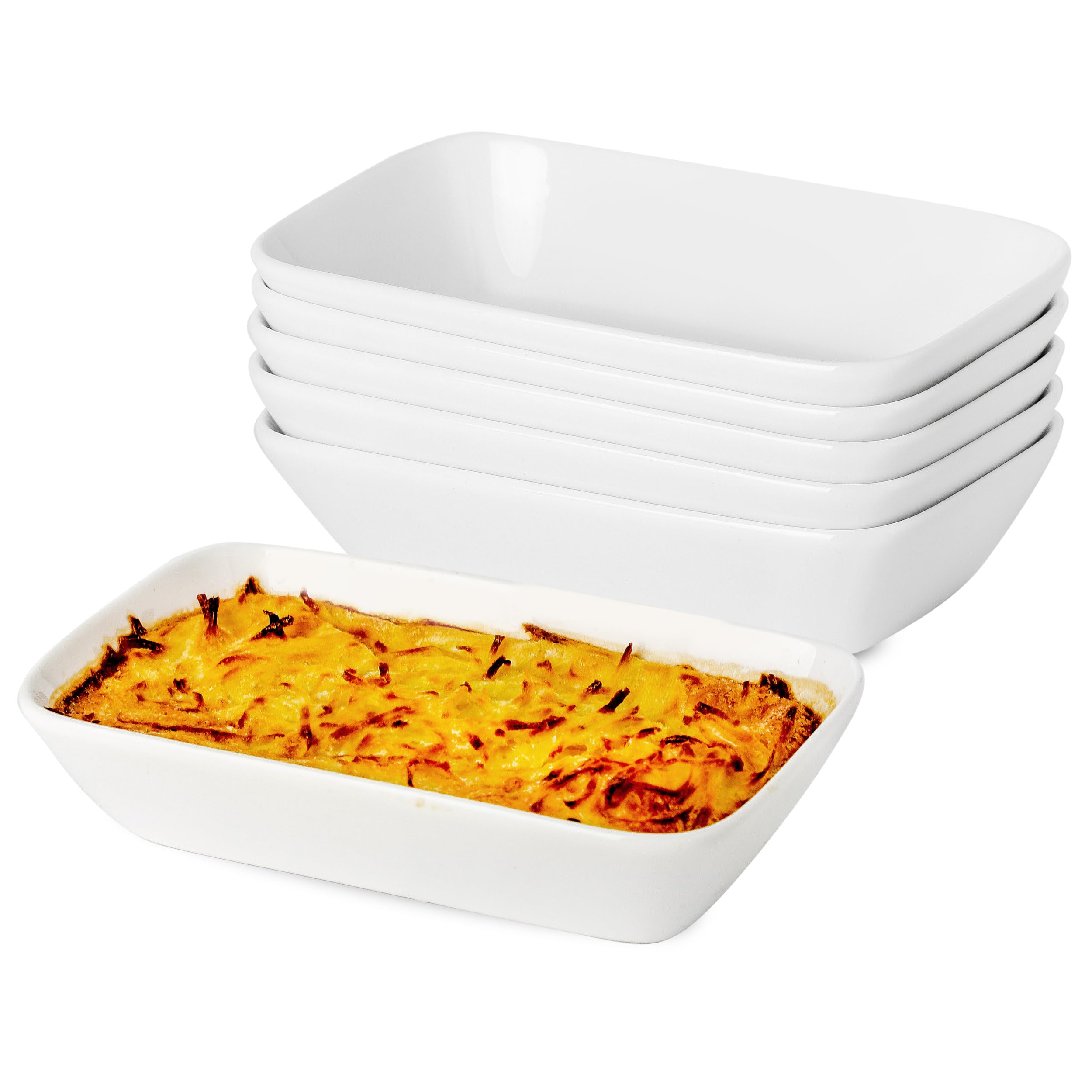 XINLTC 13.5oz Ceramic Baking Dish Small, 7×4.3 inch Rectangle Baking ...