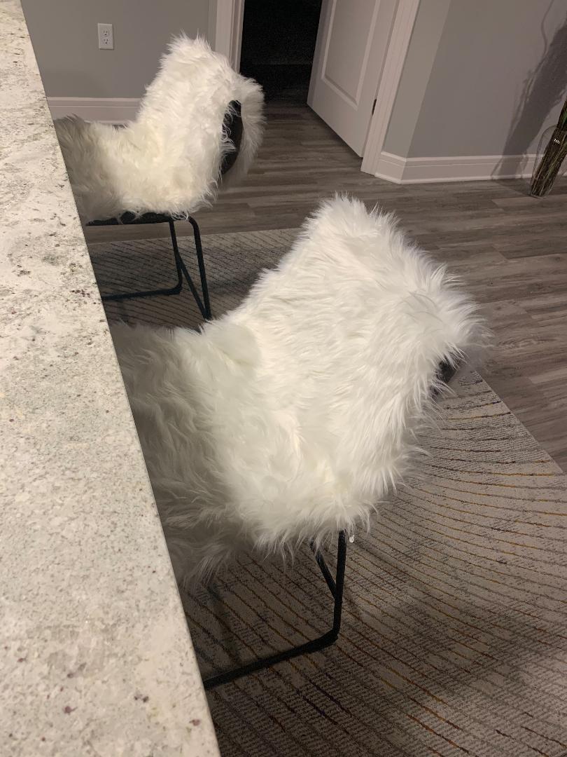 Amazon.com: junovo Super Soft Luxury Fluffy Shaggy Faux Fur Area Rug ...