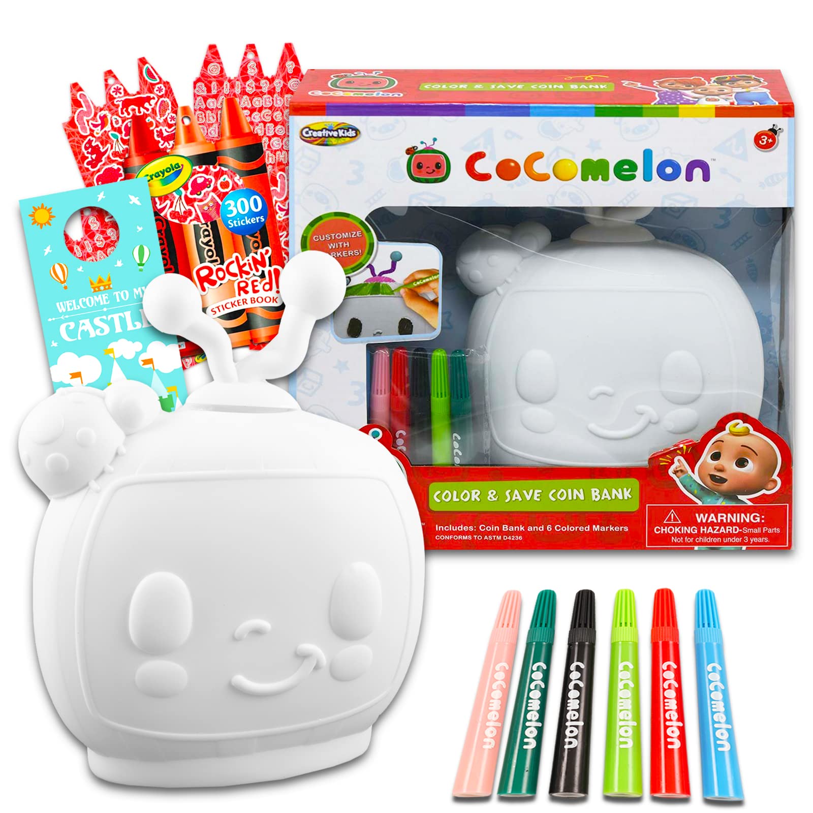 Buy Cocomelon Art Set Cocomelon Pigy Bank for Girls Boys - Cocomelon ...