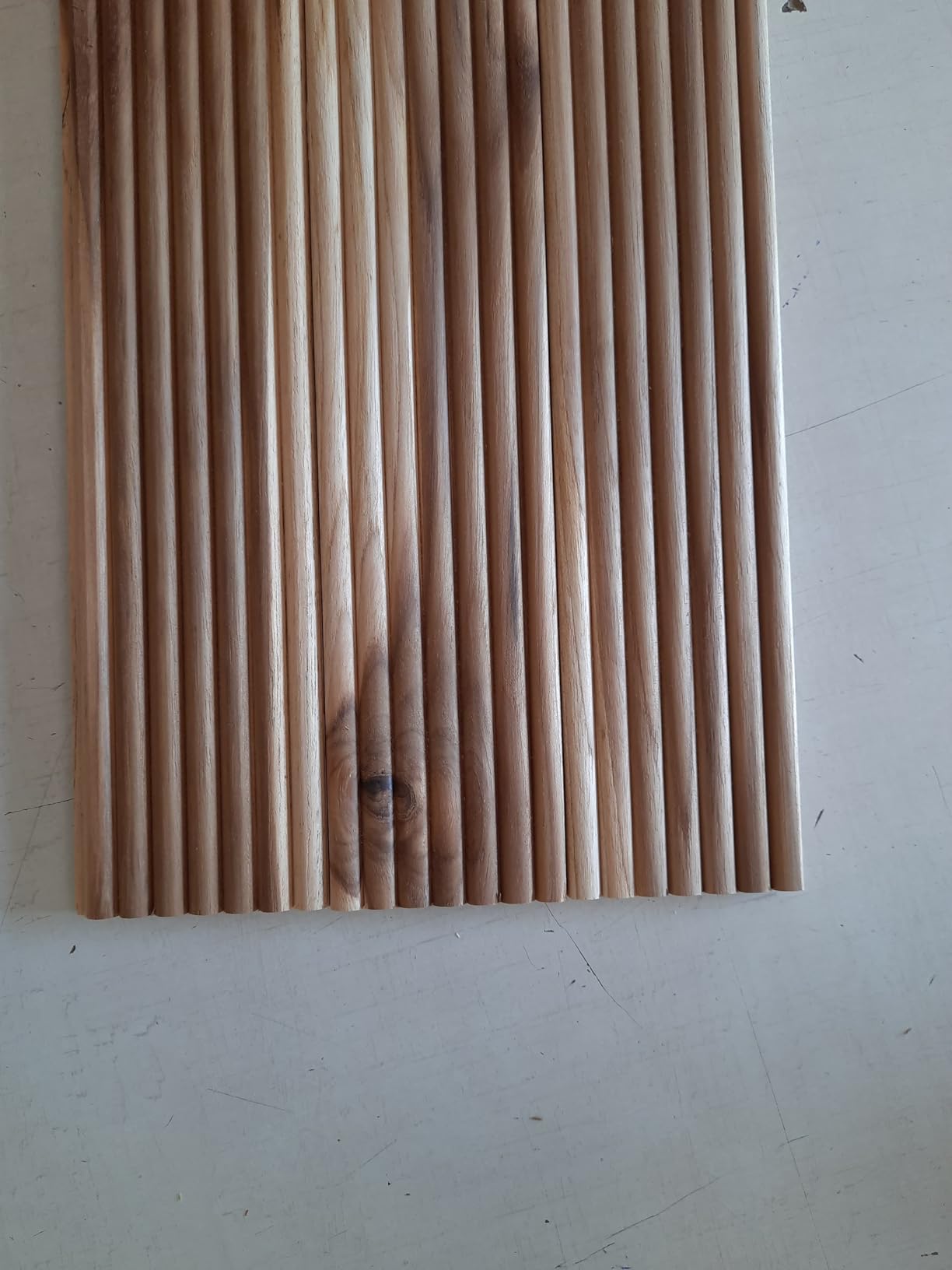 Wooden Louvers - Fluted Louvers 01, Louvers Panel for Wall, Teak Wood ...