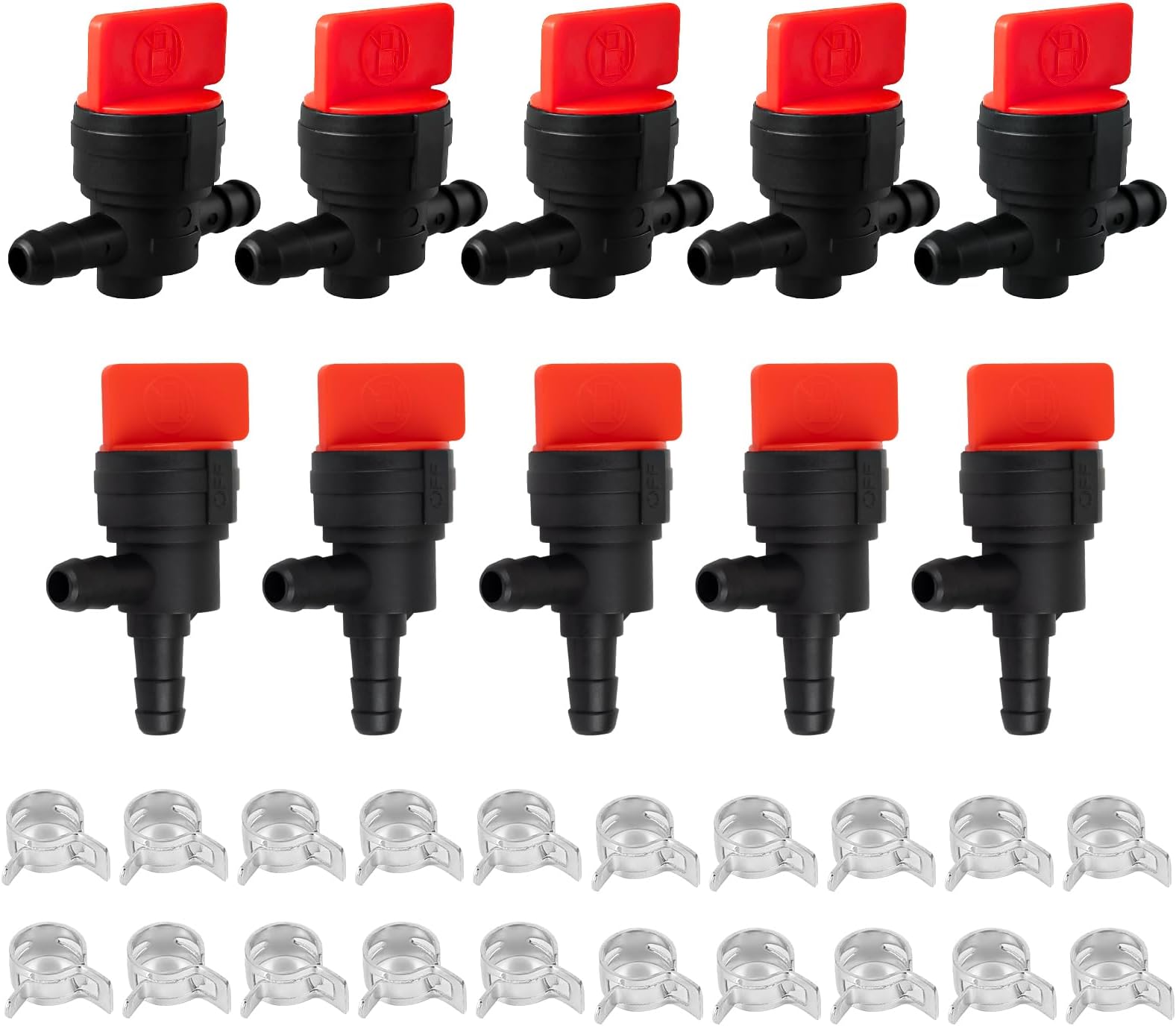 Amazon.com : HIPA 1/4" Inline Fuel Shut Off Valve for Briggs 493960 ...