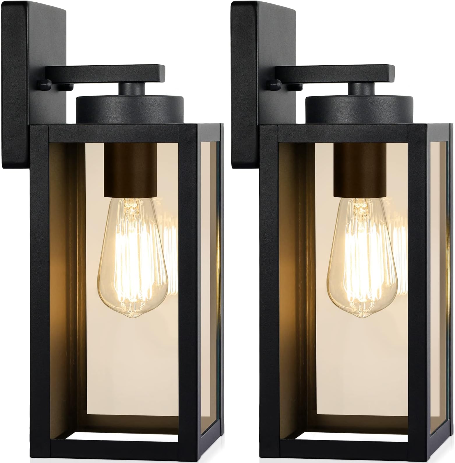 Amazon.com: EERU Outdoor Wall Sconces Light Fixtures Exterior Wall ...