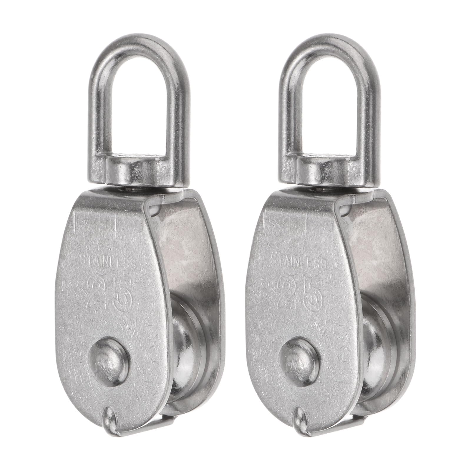 Rope Rollers 6 Pack 10-Pack Stainless Steel Pulley Blocks - 550lb ...