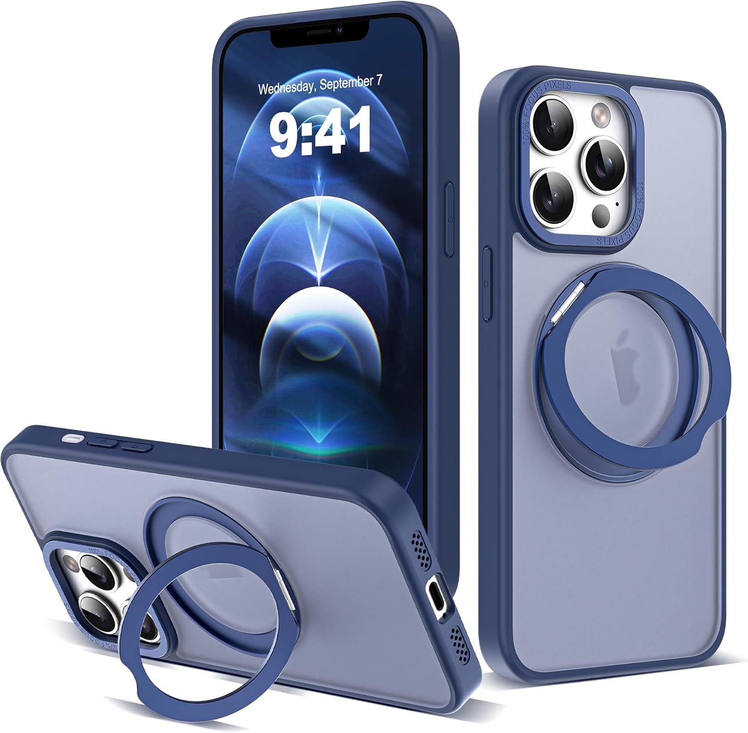 Amazon.com: AmoraAqua Designed for iPhone 12 Case & iPhone 12 Pro Case ...
