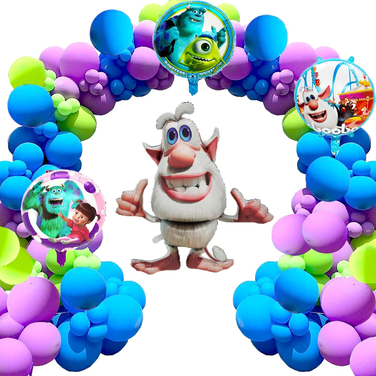 Amazon.com: Monsters Inc theme balloons garland arch kit,for birthday ...