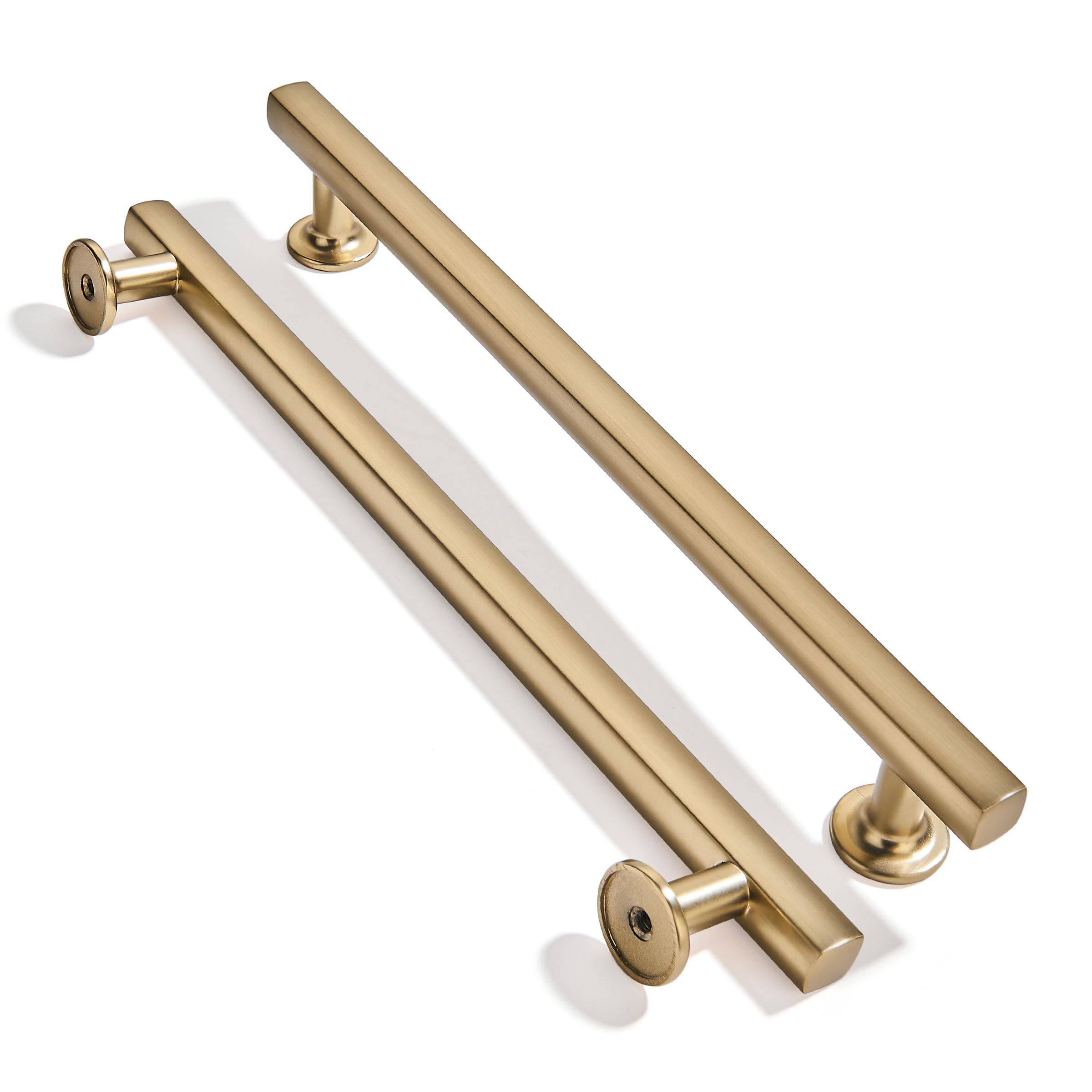 Brushed Nickel Drawer Pulls Poignee Armoire Cuisine Or Haliwu 20 Pack ...