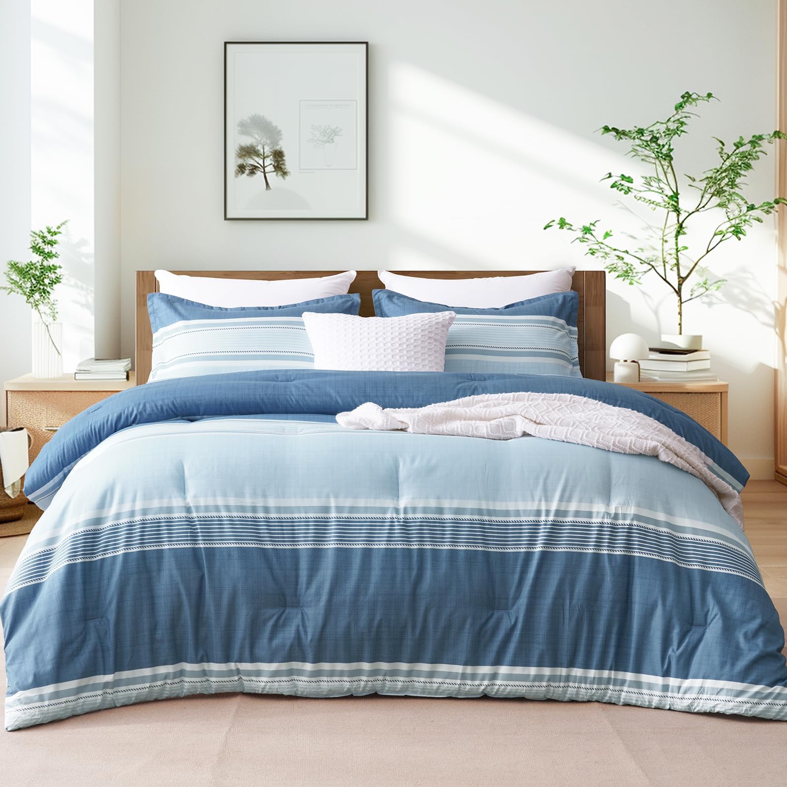 Amazon Basics Parure de lit en microfibre légère, comprenant 7 pièces ...