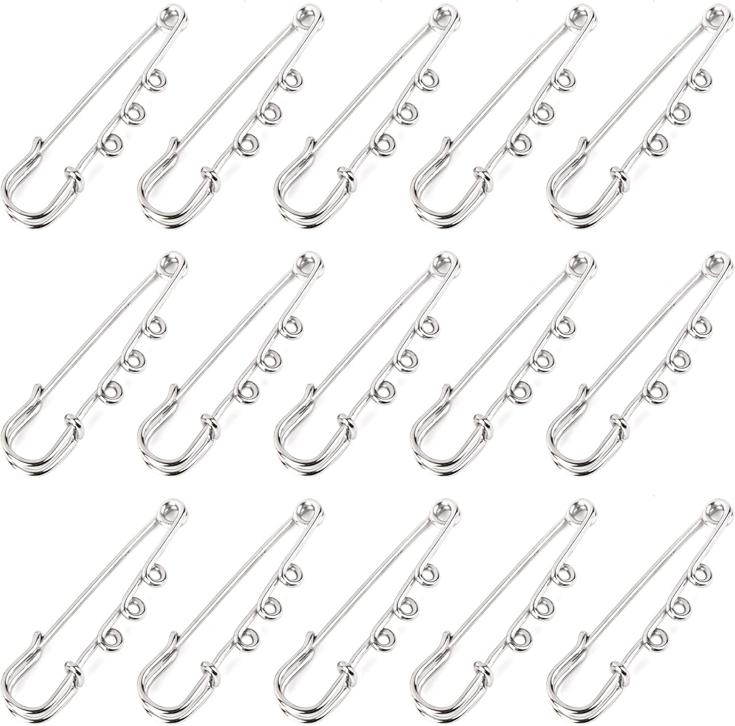 Amazon.com: Framendino, 20 Pack Heavy Duty Safety Pins Metal Brooch Pin Kilt Fasteners with 3 ...