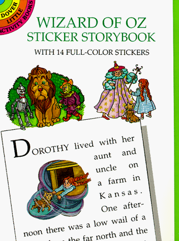 Amazon | Wizard of Oz Sticker Storybook (Dover Little Activity Books ...