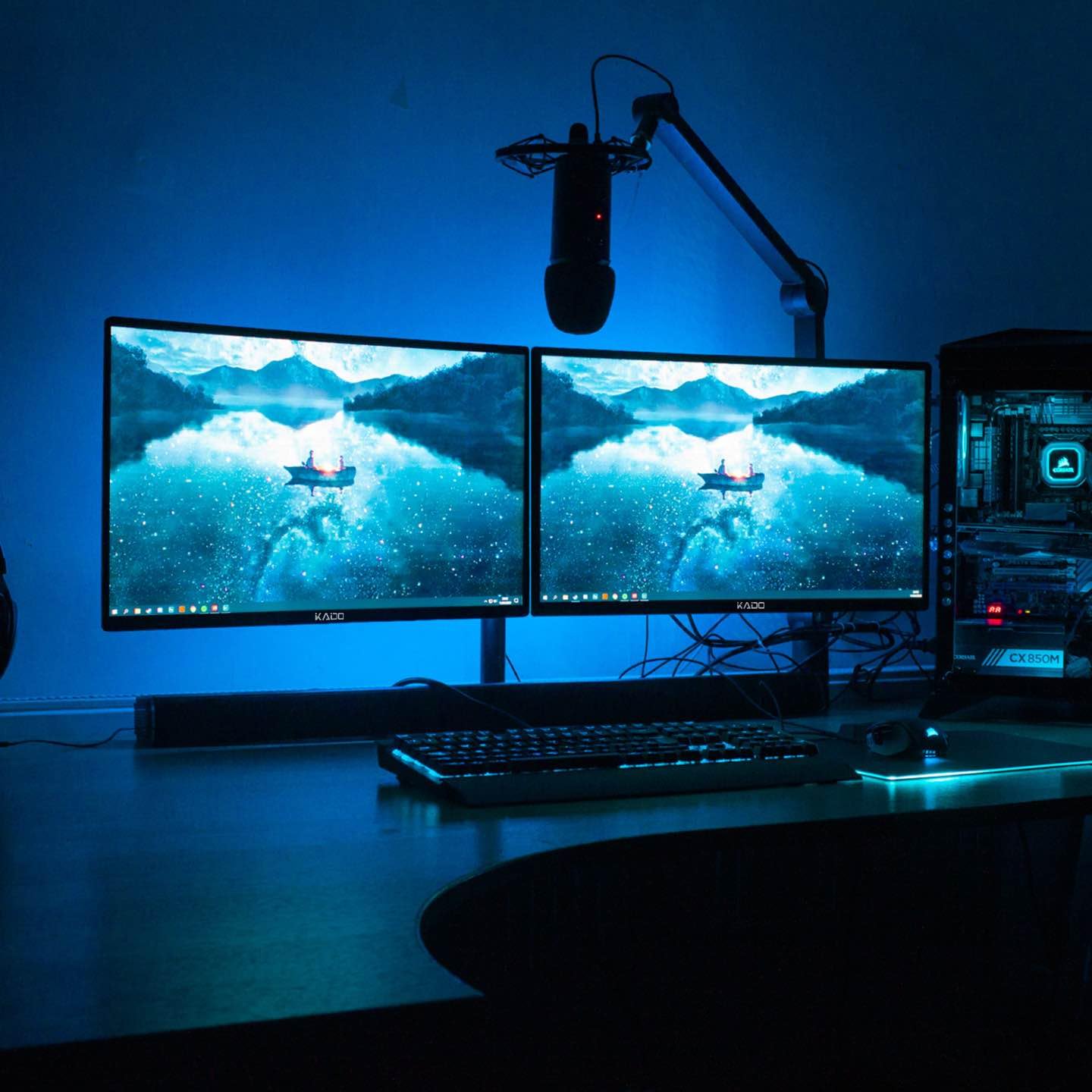 Dual Monitor Kado Dual Gaming Monitor Setup - 2-Pack 24.5" 240Hz 1ms ...
