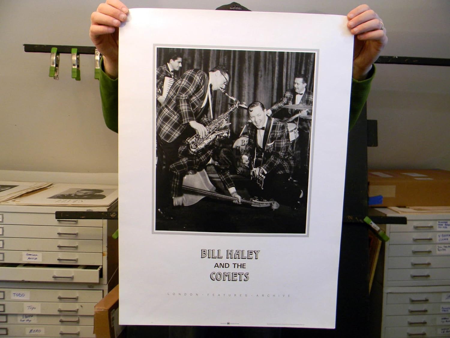 Amazon.com: Bill Haley and the Comets - Vintage Art Poster - Rock and ...