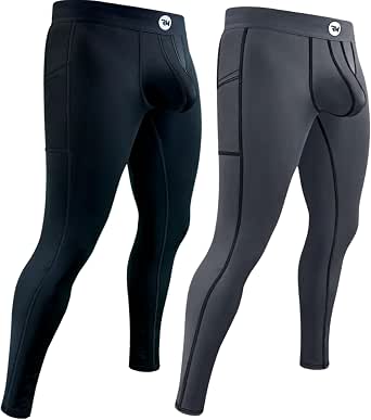 Amazon.com: Real Men ABCD Pouch Compression Pants - 1, 2 & 3 Pack, Mens ...