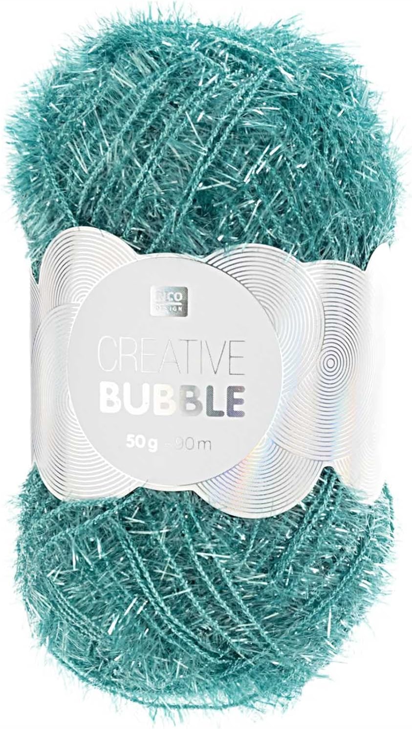 Rico Creative Bubble 50g Stricken Wolle Strick Schwäme häckeln Blau ...