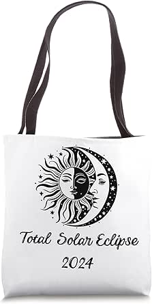 Amazon.com: Eclipse Totality 2024 Total Solar Eclipse Tote Bag : Clothing, Shoes & Jewelry