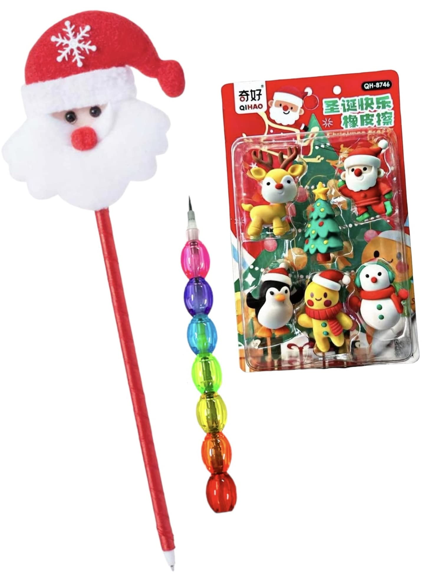 Christmas Santa Pen Christmas Ballpoint Pen Set – CHL STORE