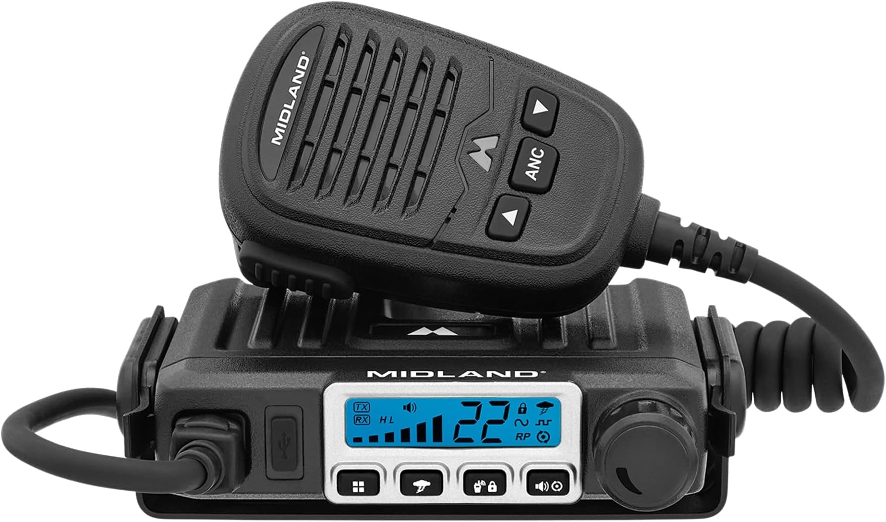 Amazon.com: Midland – MXT115 - 15 Watt GMRS MicroMobile Two Way Trails ...