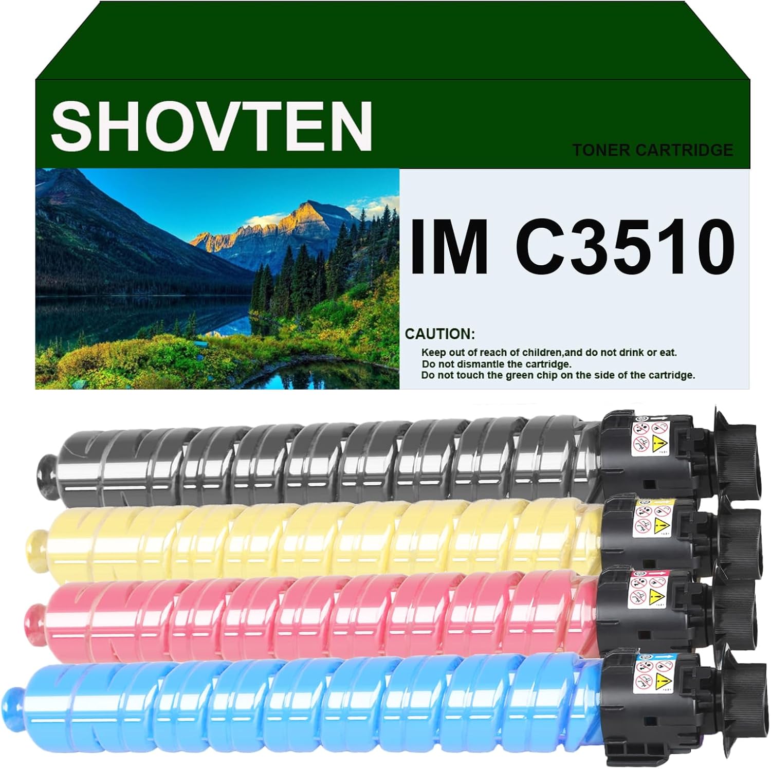Amazon.com: SHOVTEN IM C3510 IM C3010 Remanufactured Toner Cartridge Replacement for Ricoh ...