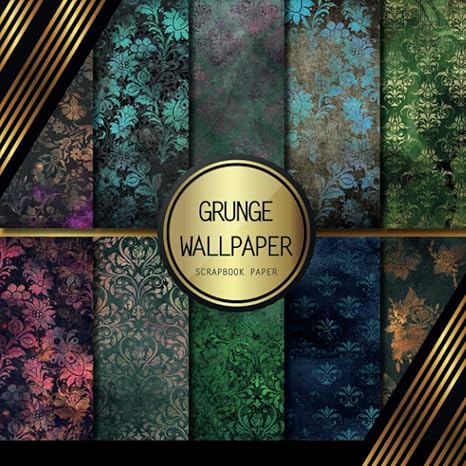 Scrapbook Paper: Grunge Wallpaper: Double Sided Craft Paper For Card ...