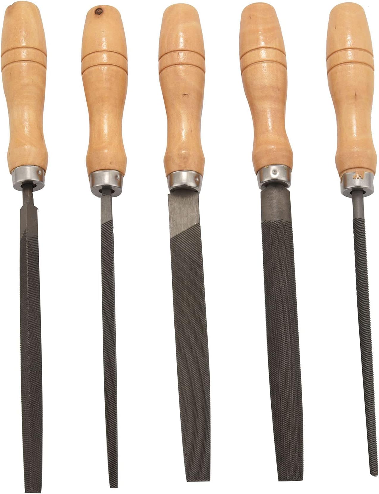 Hausdec High Carbon Steel File Set with Wooden Handles Rasp File for ...