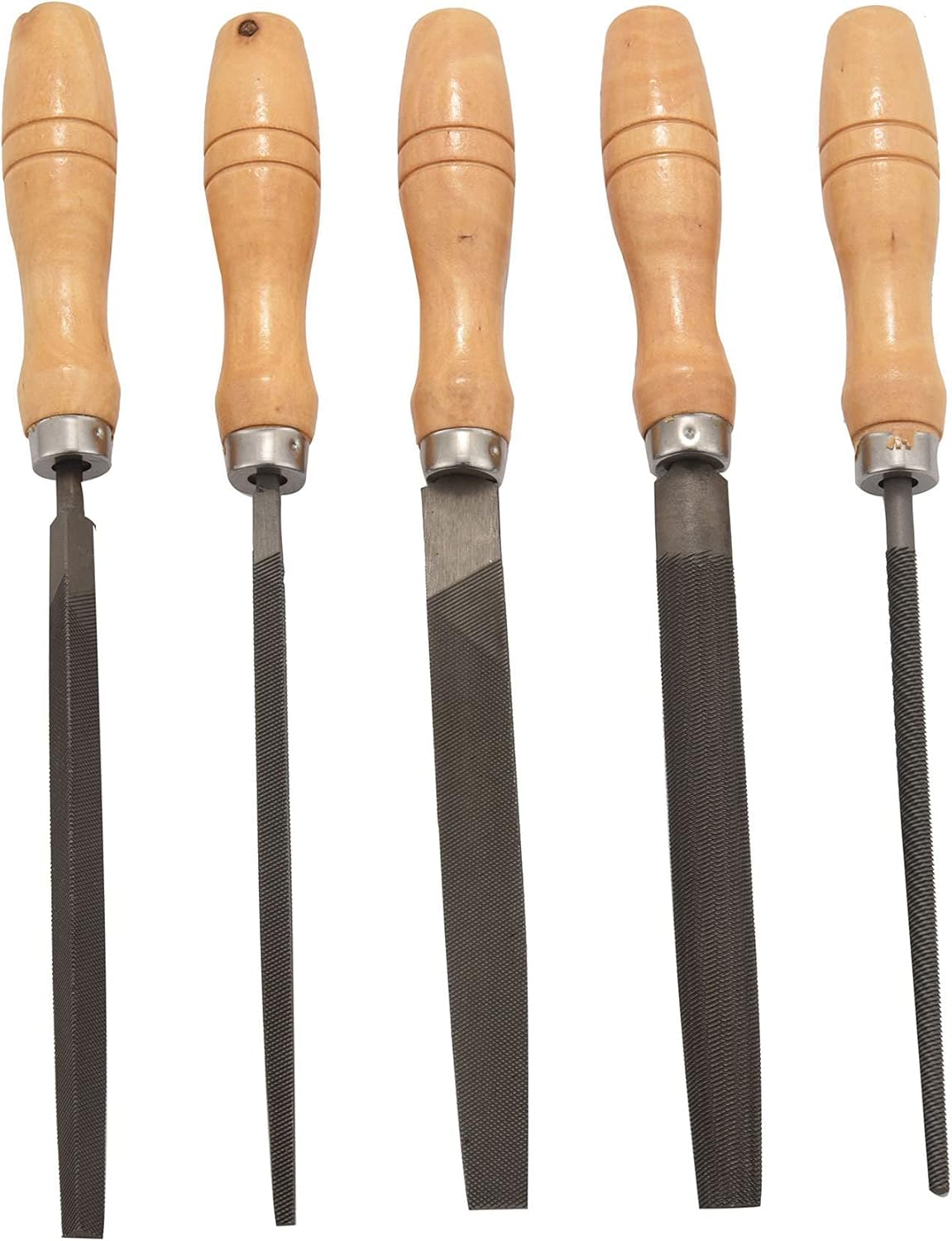 Hausdec High Carbon Steel File Set with Wooden Handles Rasp File for ...