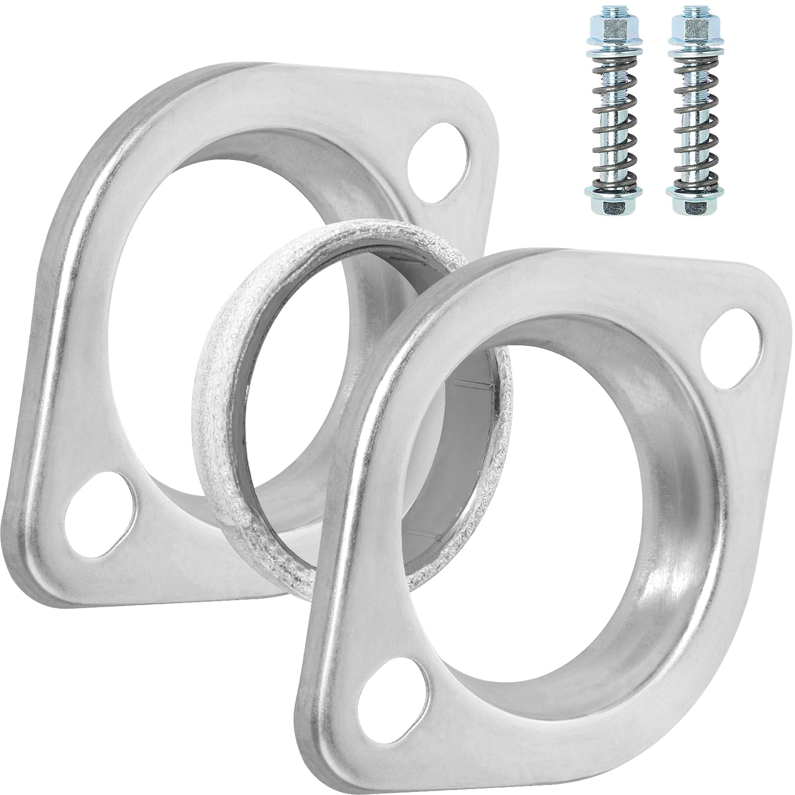 Snapklik.com : PALOZO 3" Exhaust Collector Flange And Donut Gasket Kit ...