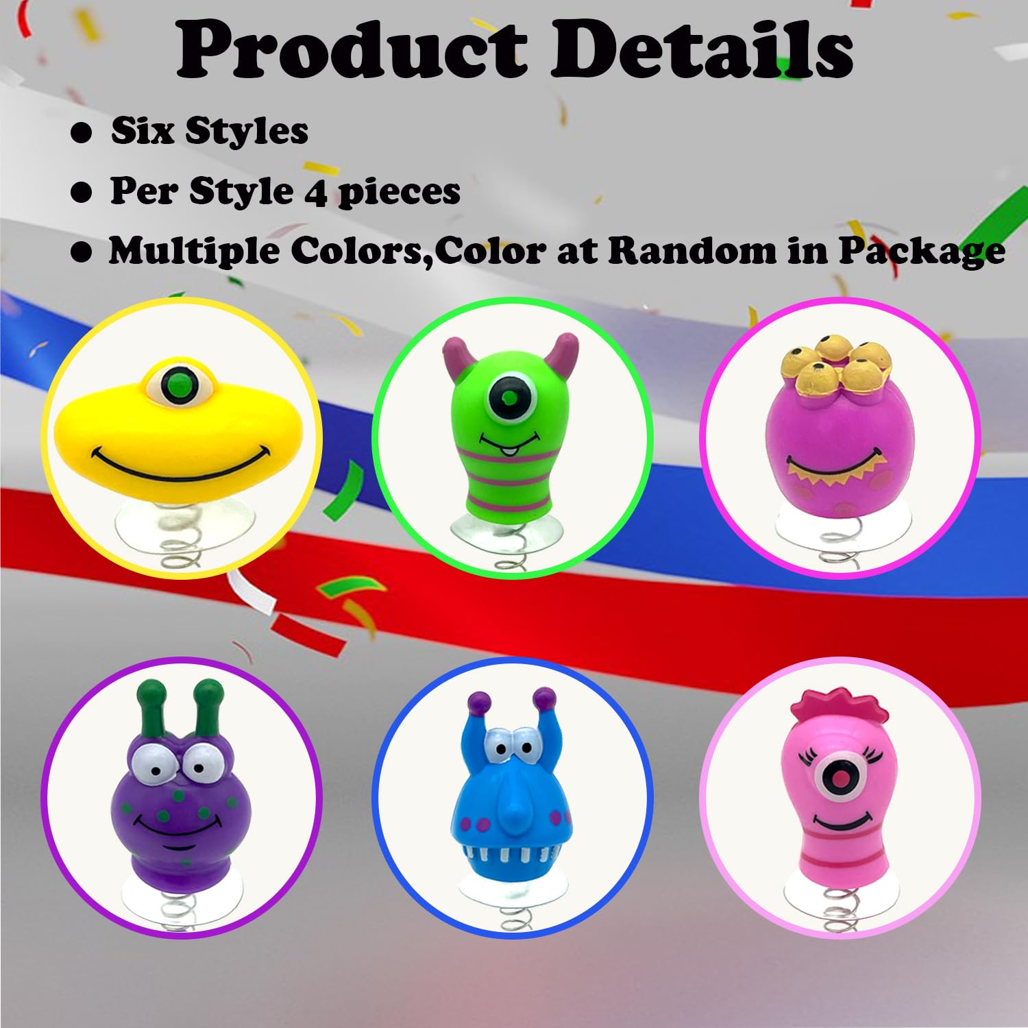 Jumping Toys 24-Pack Light Up Jumping Rocket Poppers - Spring Launch ...
