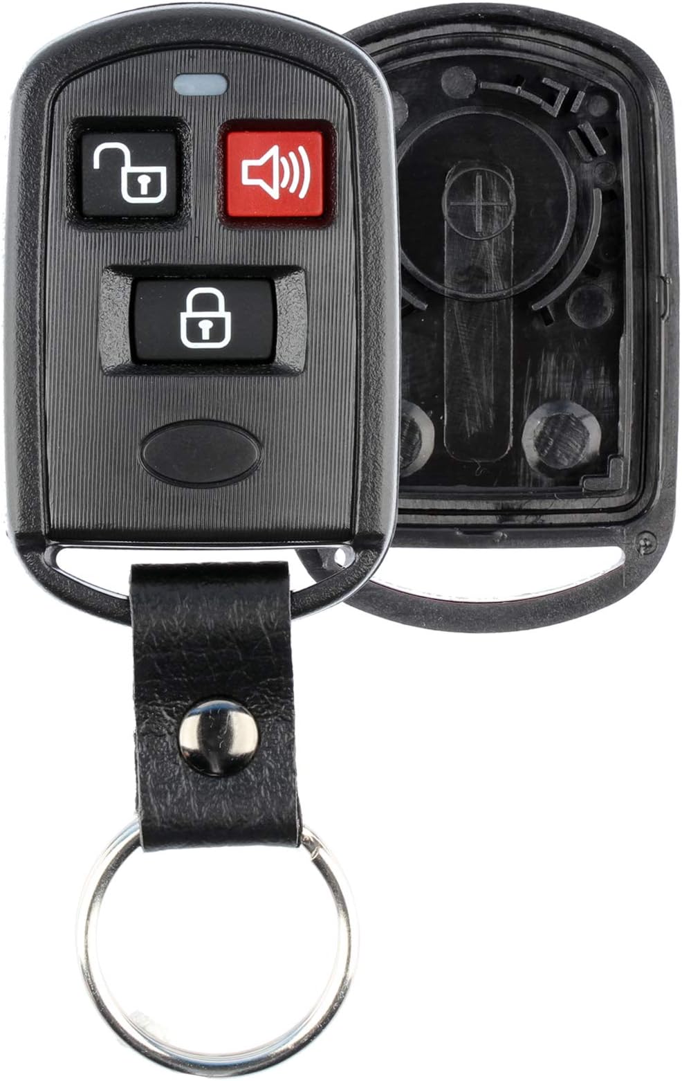 Amazon.com: KeylessOption Keyless Remote Key Fob Case Shell Button Pad ...