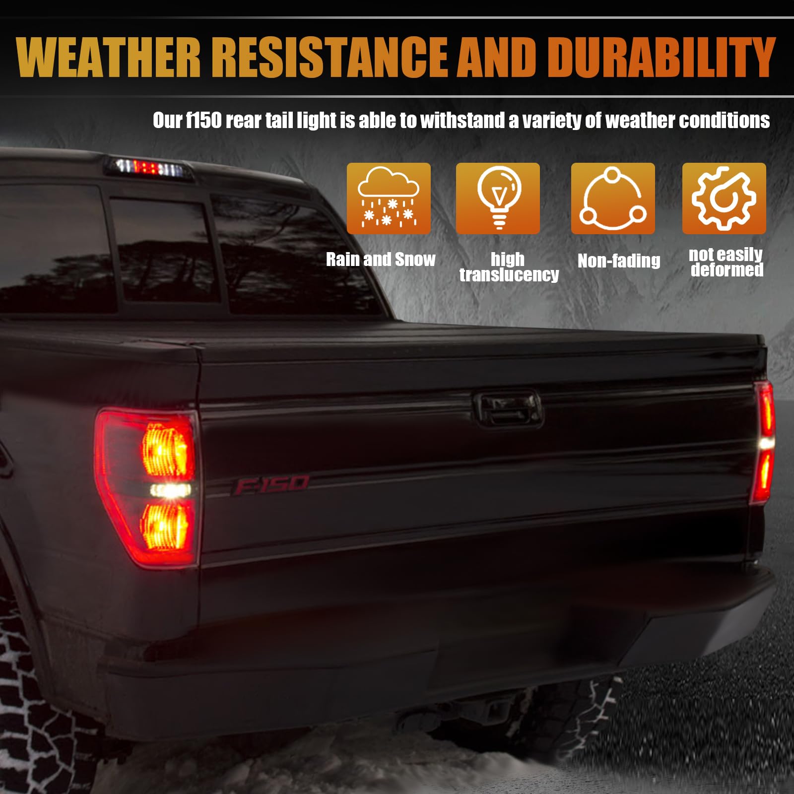 Snapklik.com : F150 Tail Llights Assembly Pair, F150 Tail Light Housing ...