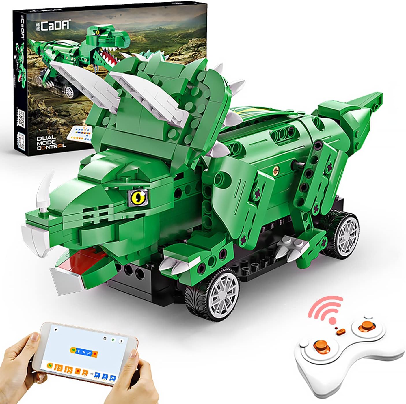 Amazon Remote Controlled Triceratops Building Kit APP Programming amazon-remote-controlled-triceratops-building-kit-app-programming