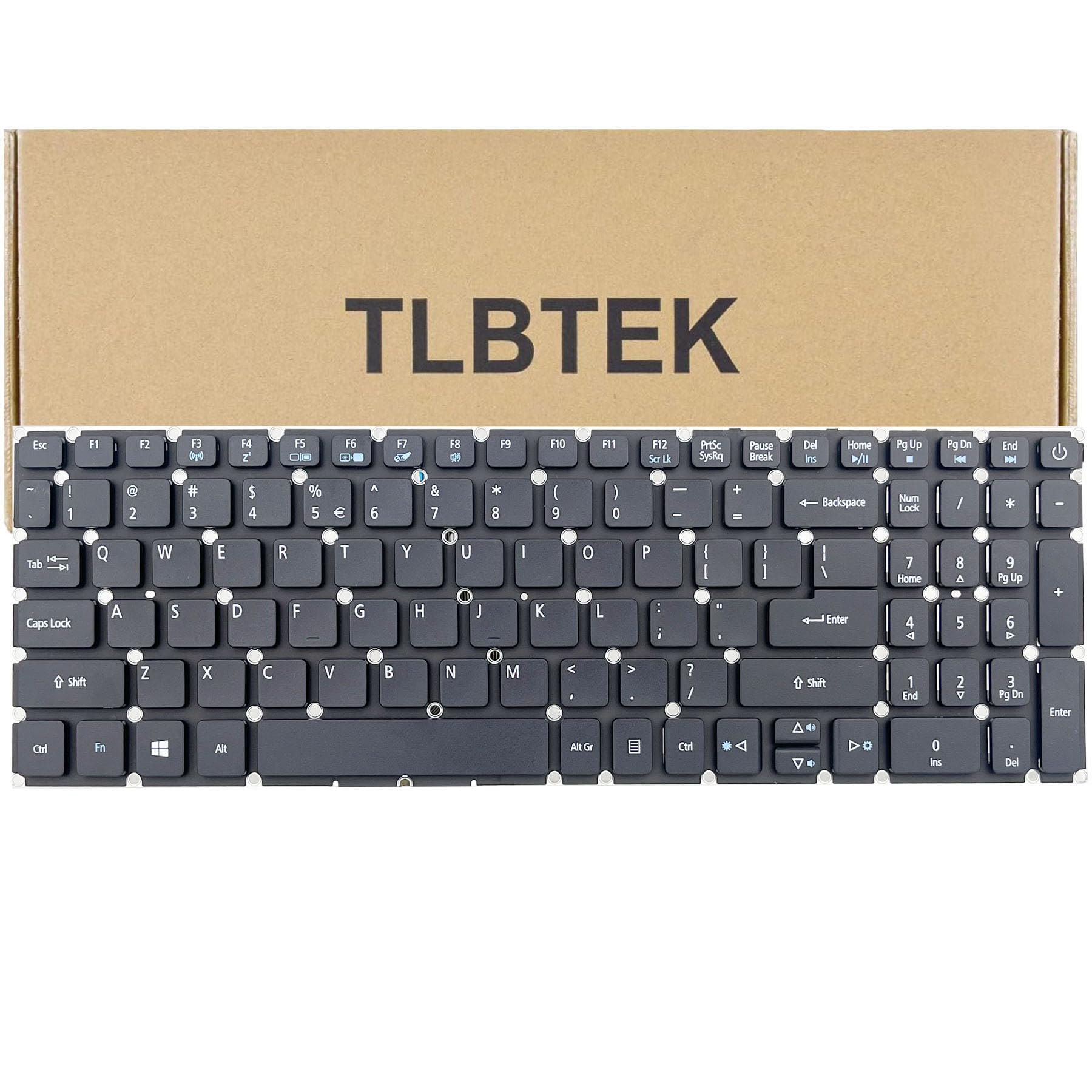 Amazon.com: TLBTEK Keyboard Replacement Compatible with Acer Aspire 3 ...