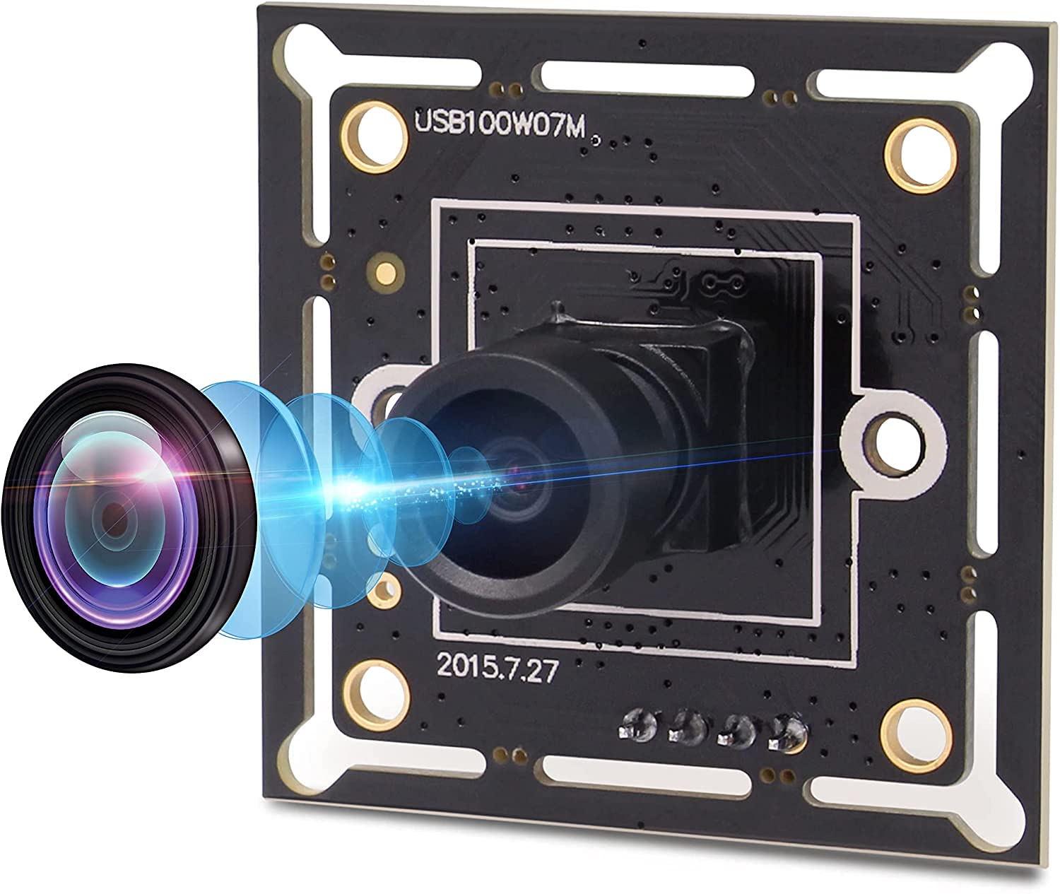 ELP USB Camera Module Wide Angle with 100degree Lens Megapixel Super ...