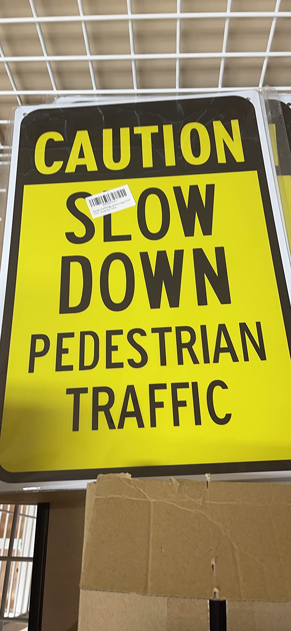 Amazon.com: Joycenie Great New Signs Aluminum Metal Caution Slow Down ...