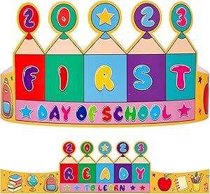 SICOHOME Kit de manualidades de corona para el primer día de escuela ...