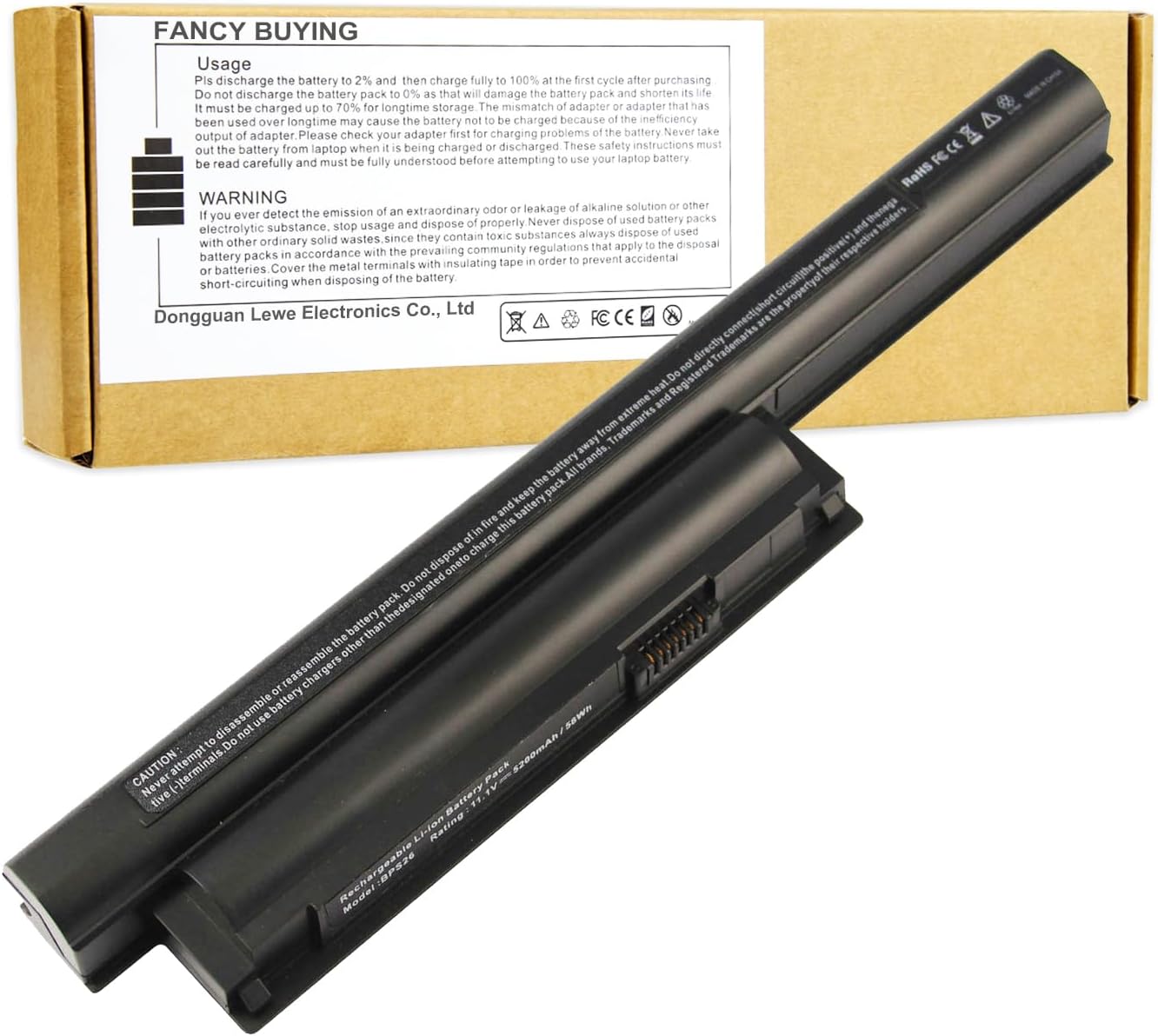 Amazon.com: Fancy Buying VGP-BPS26 Battery for VAIO BPS26 VGP-BPS26A ...