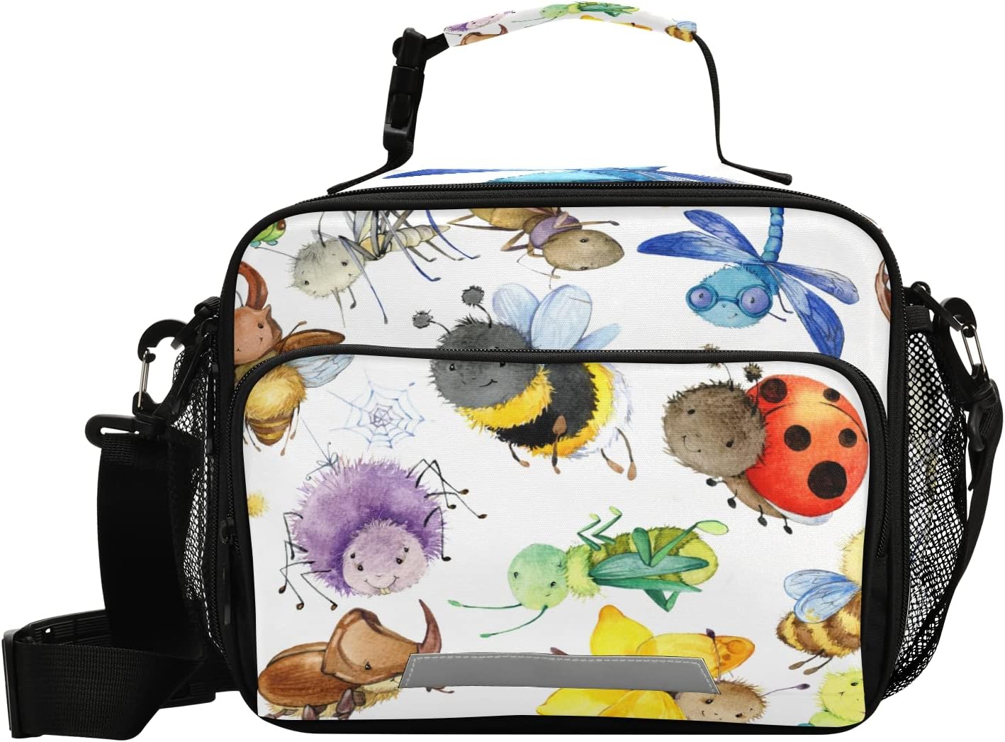 Amazon.com: KOCOART Cartoon Insects Insulated Lunch Bag Large for Women ...