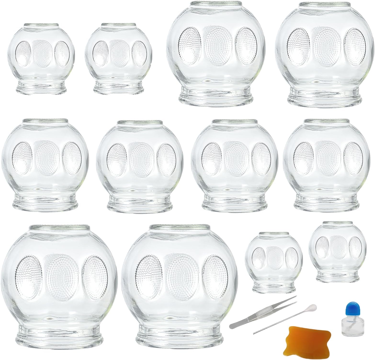 Amazon.com: Hora de Lima 12PCS Glass Cupping Therapy Set Professional ...