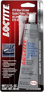 LOCTITE RTV Blue Silicone Gasket Maker for Automotive: Sensor-Safe, High-Temperature, Low-Odor ...