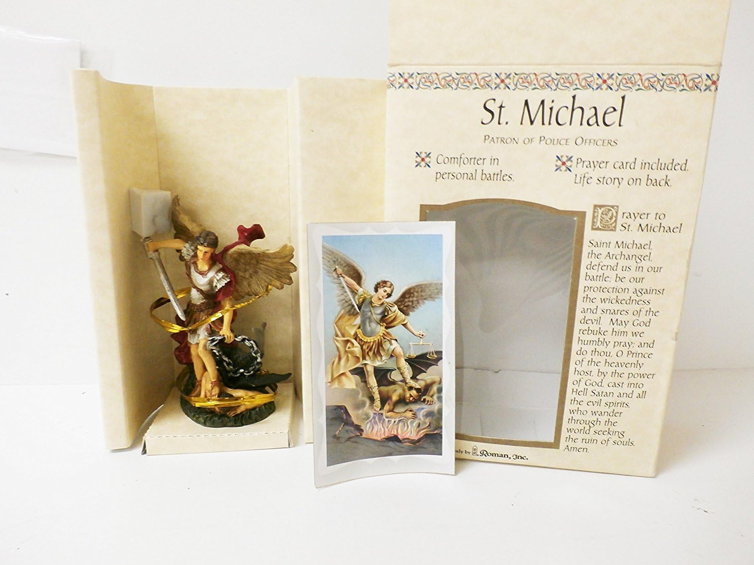 Amazon.com: Roman Giftware Inc., Patrons & Protectors, 3.5" H ST ...