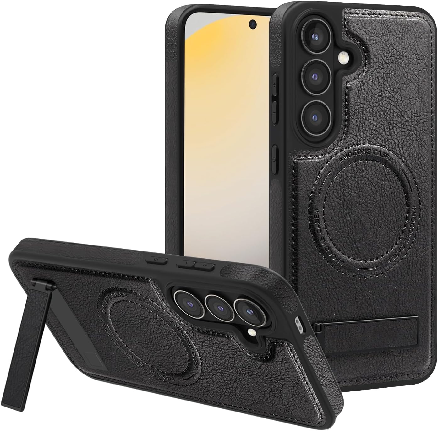 Amazon.com: ENCASED Magnetic Samsung Galaxy A14 5G Case with Phone Grip Kickstand - Compatible ...