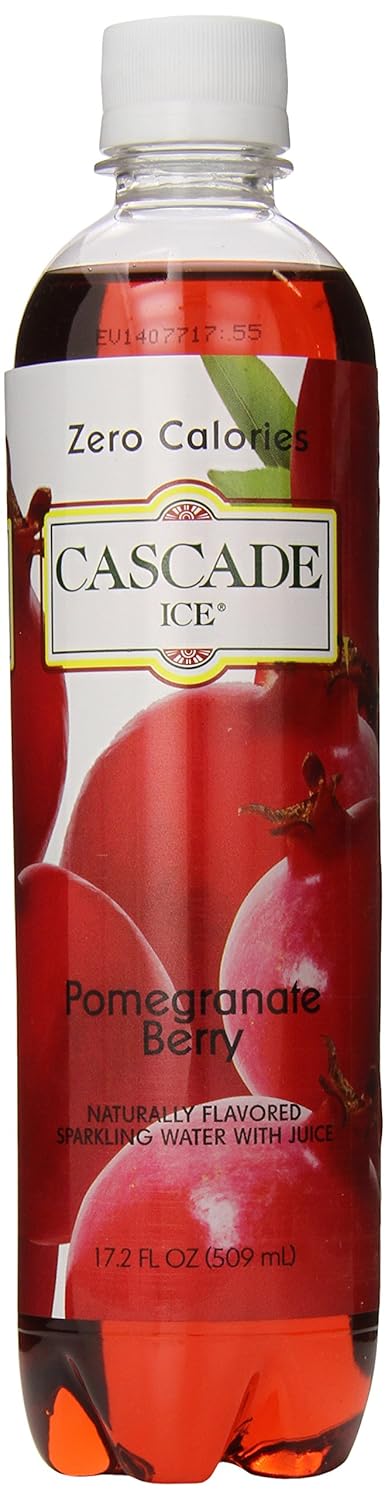 Amazon.com: Cascade Ice Sparkling Water, Pomegranate Blueberry, 17.2 Ounce (Pack of 12 ...